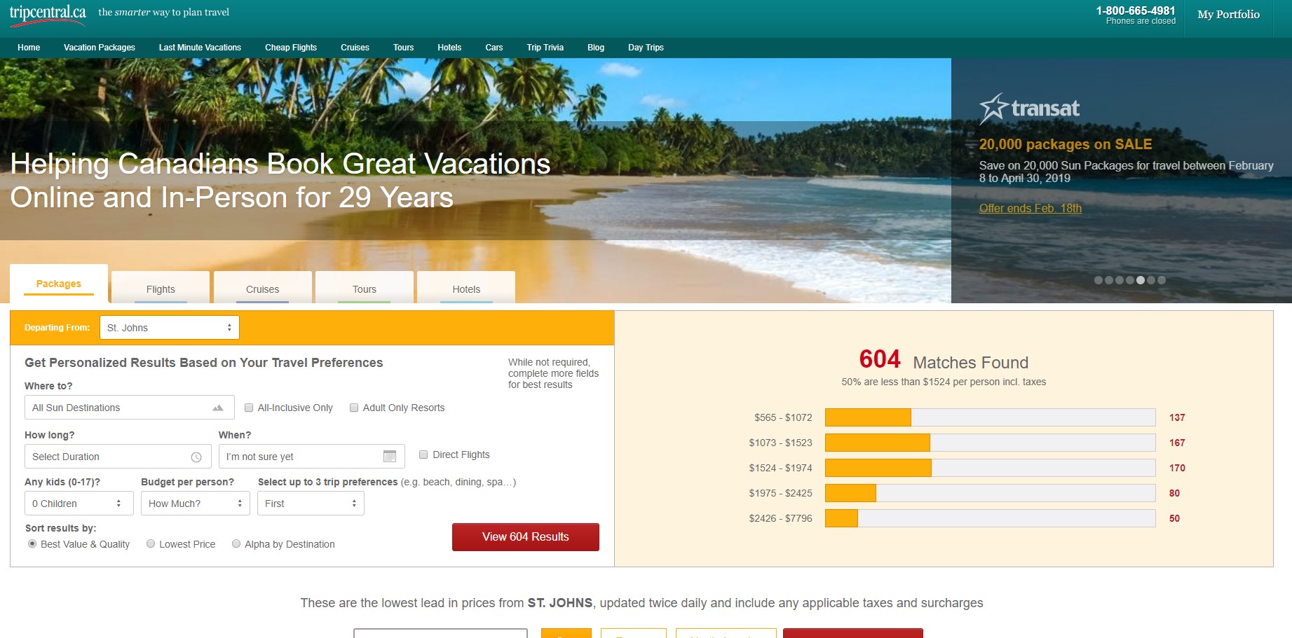 Les 7 meilleurs agences de voyages en ligne au Canada - 2021 | Site Comme